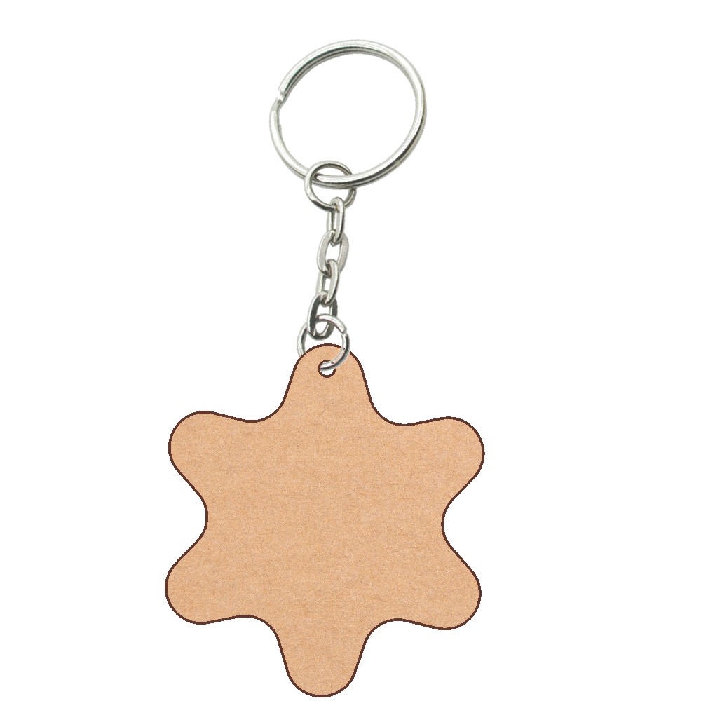 MDF Keychain Bases Star – Designer Desk