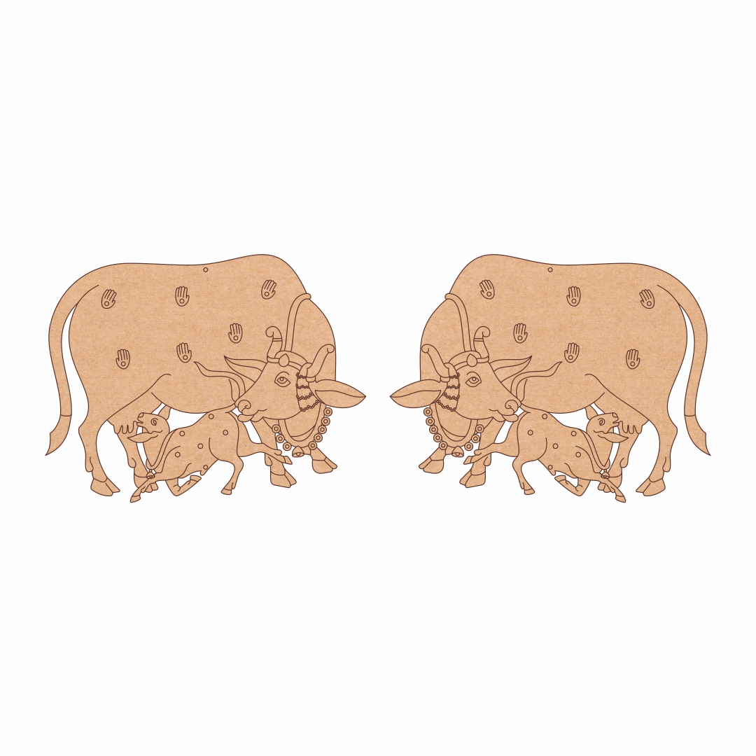 Cow pichwai Cutout New design – Designer Desk